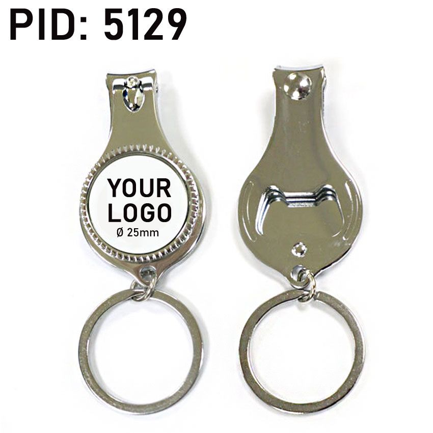 Nail Clipper Keychain | Personalized Metal & Silicone Promotional Items ...