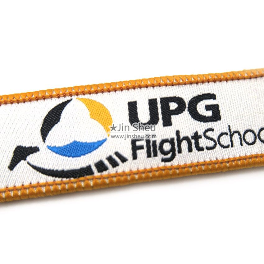 Woven Fabric Jet Pilot Aviation Key Tags | Personalized Metal ...