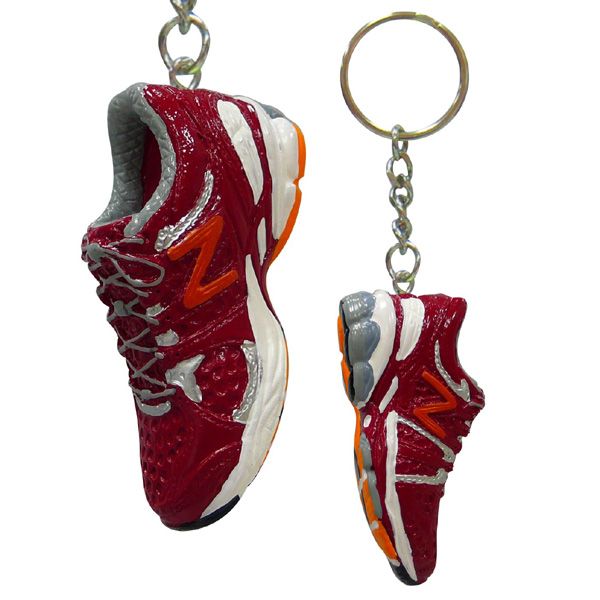 3D Running Shoe Keychain | Personalized Metal & Silicone Promotional ...