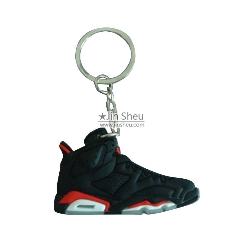 Rubber Air Jordan Sneaker Shoe Keychains | Personalized Metal ...