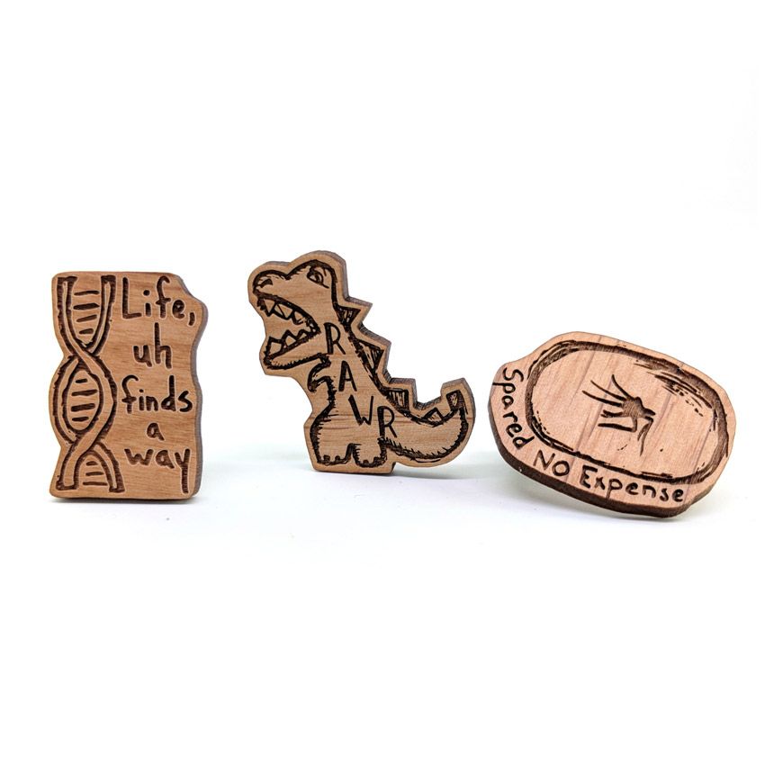 Wooden Lapel Pins | Personalized Metal & Silicone Promotional Items ...