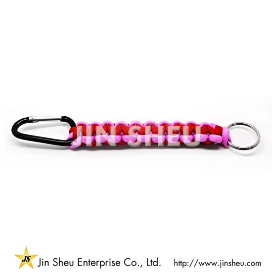 Custom Color Paracord Keychains | Personalized Metal & Silicone ...