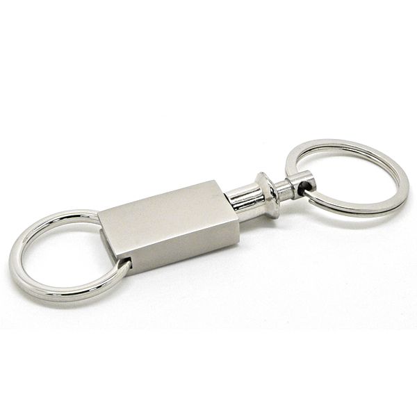Open Design Detachable Key Chain | Personalized Metal & Silicone ...
