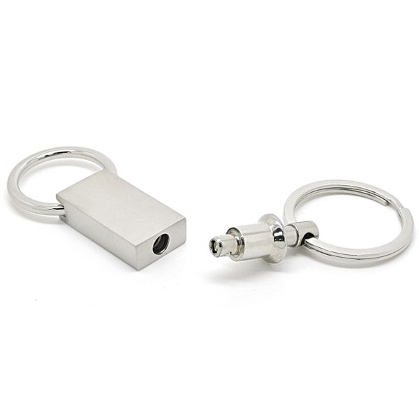 Open Design Detachable Key Chain | Personalized Metal & Silicone ...