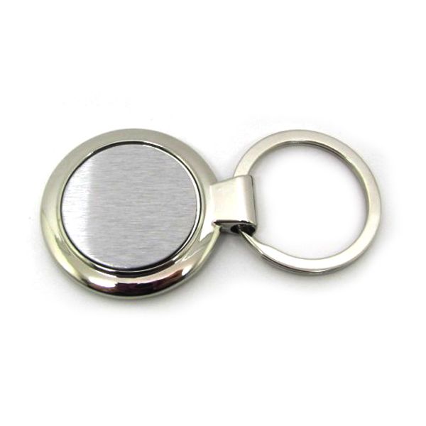 Round Metal Keyrings | Personalized Metal & Silicone Promotional Items ...