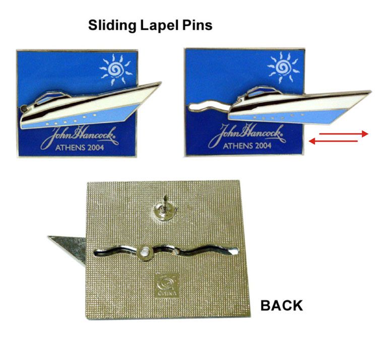 Promotional Sliding Enamel Pins | Personalized Metal & Silicone ...