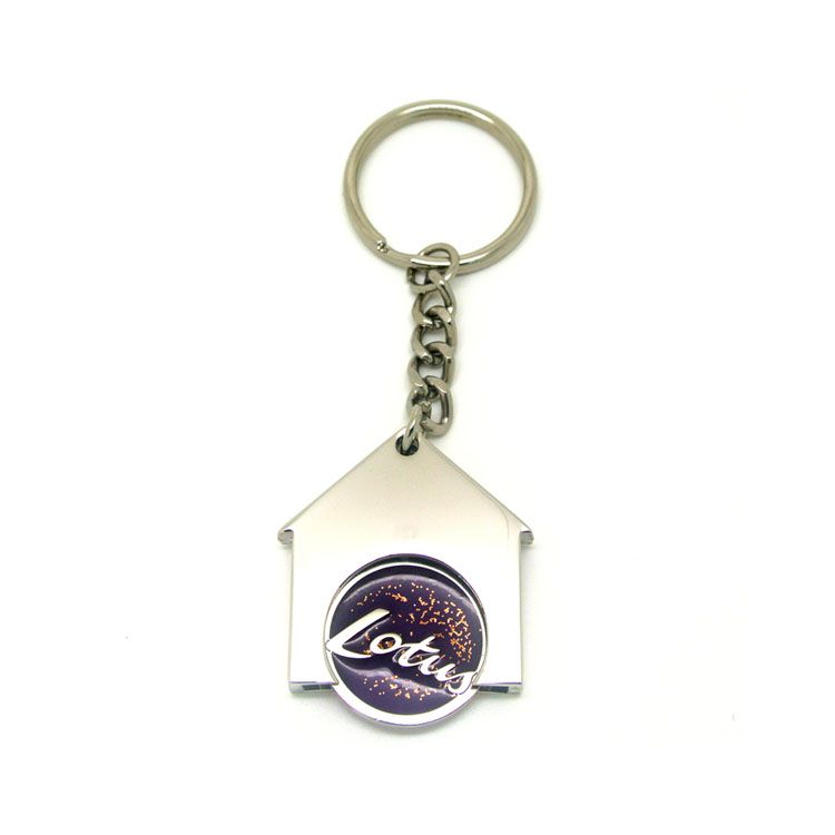 House Shaped Trolley Coin Keyring - House Shaped Trolley Coin Keyring ...