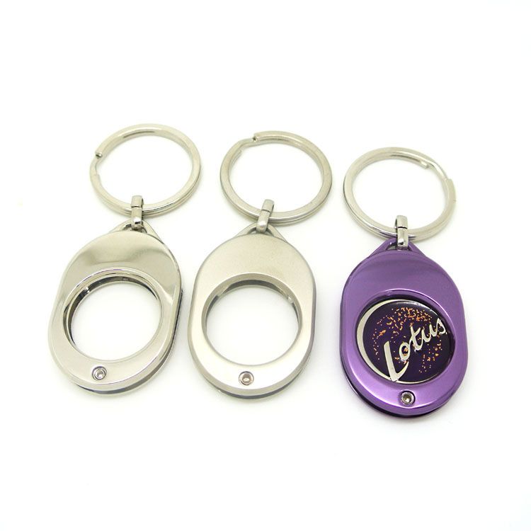 keyring pound coin holder | Personalized Metal & Silicone Promotional ...