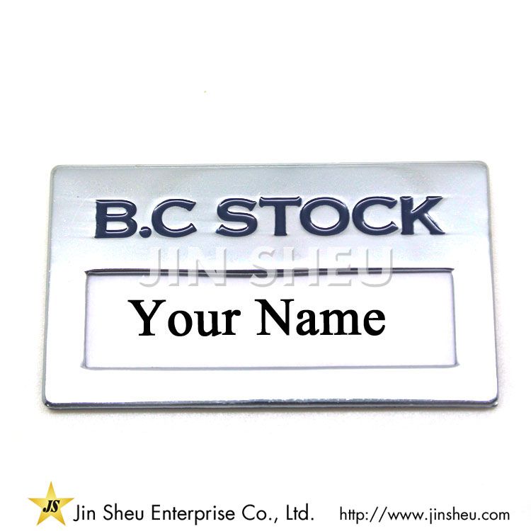 Iron Name Badges | Personalized Metal & Silicone Promotional Items ...