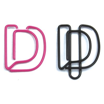 Letter Paper Clips | Personalized Metal & Silicone Promotional Items ...