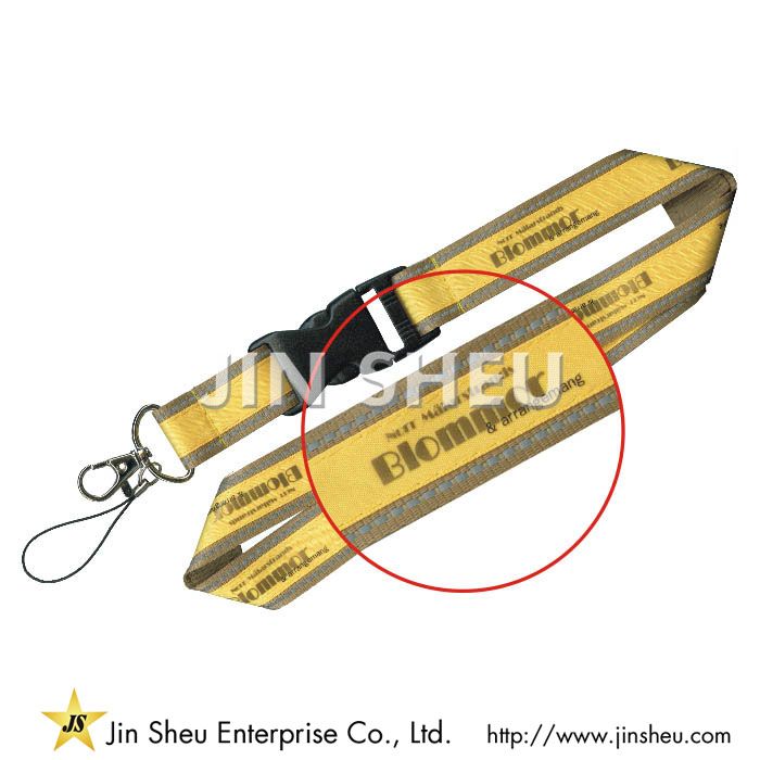 Woven Reflective Neck Straps | Personalized Metal & Silicone ...