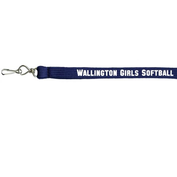 Custom Tubular Shoestring Lanyard | Personalized Metal & Silicone ...