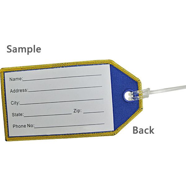 Airline Embroidery Custom Name Tags | Personalized Metal & Silicone ...
