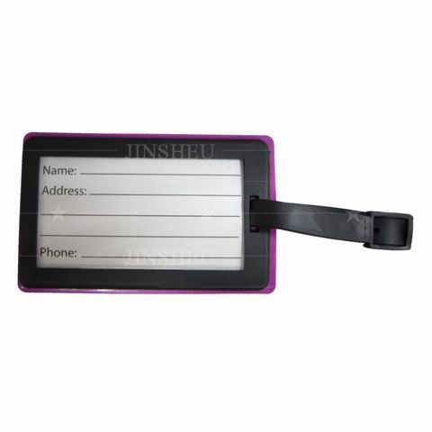 PVC Rubber Bag Tags | Personalized Metal & Silicone Promotional Items ...