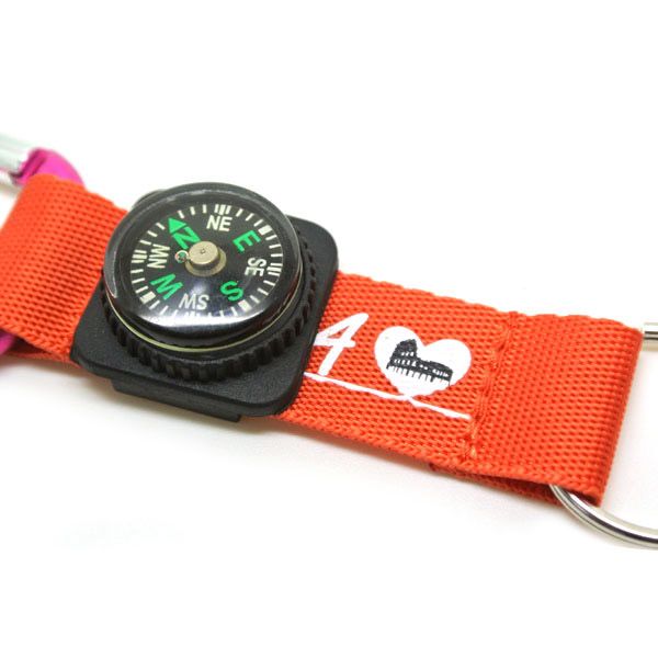 Outdoor Compass Carabiner | Personalized Metal & Silicone Promotional ...