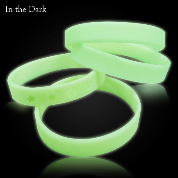 Glowing & Ultraviolet Sensitive Bracelet | Personalized Metal ...