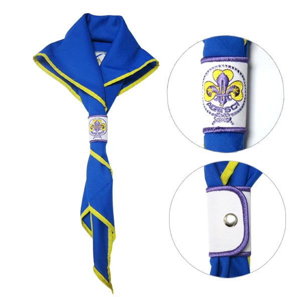 Embroidered Boy Scout Neckerchief Slide | Personalized Metal & Silicone ...