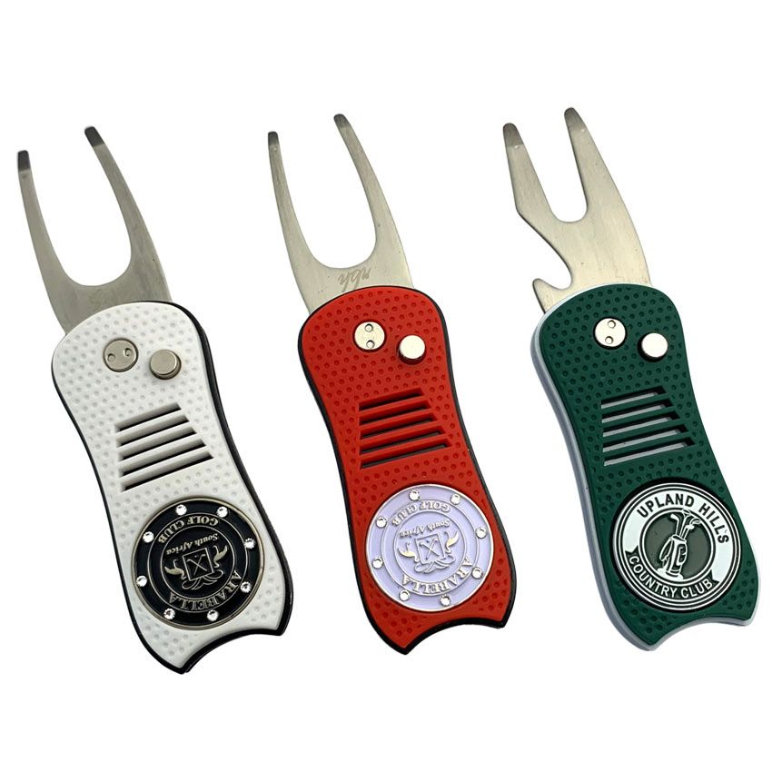 Switchblade Divot Tool | Personalized Metal & Silicone Promotional ...