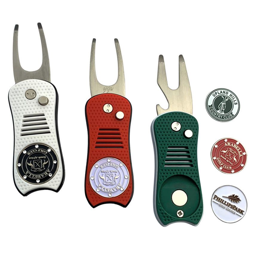 Switchblade Divot Tool | Personalized Metal & Silicone Promotional ...