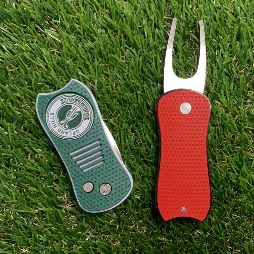 Switchblade Divot Tool | Personalized Metal & Silicone Promotional ...