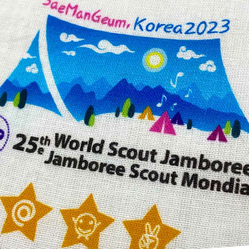 World Scout Jamboree Neckerchief | Personalized Metal & Silicone ...