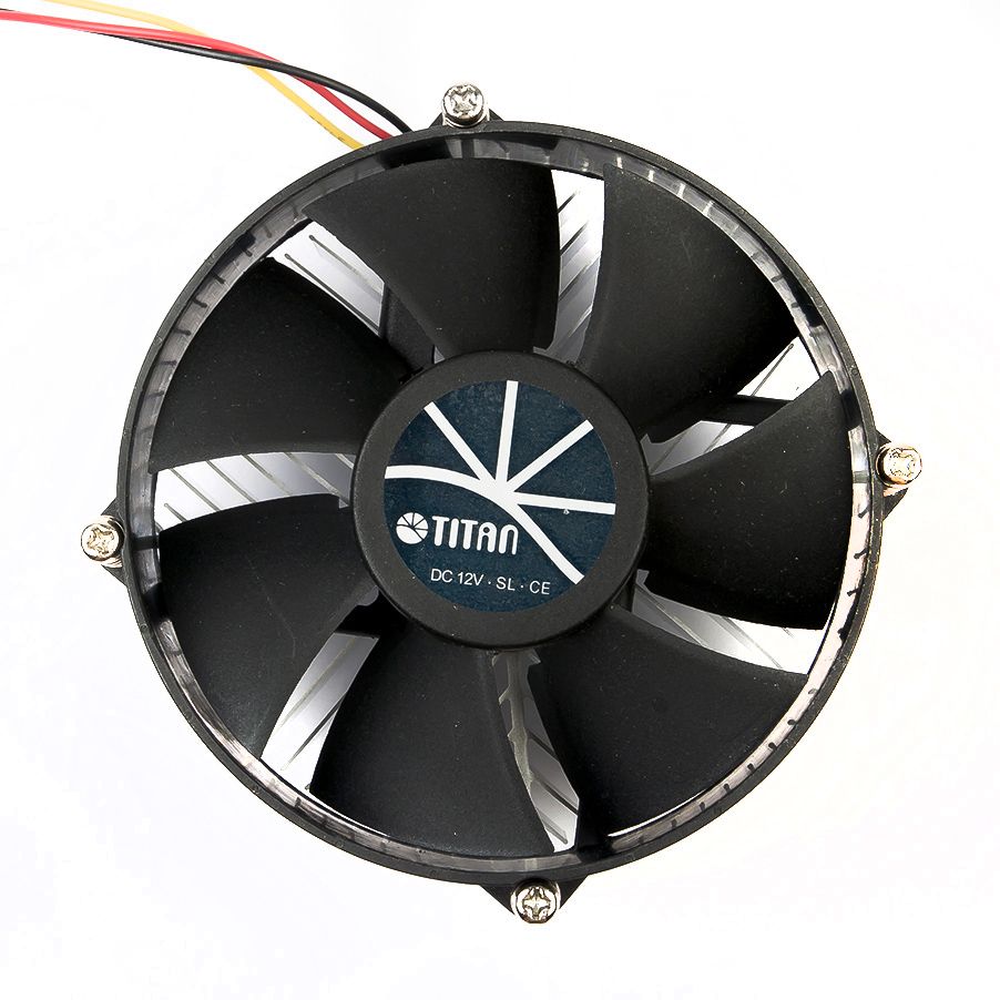 TITAN DC-775U925X/R Intel LGA 775 CPU Air Cooler with 95mm Silent Fan ...