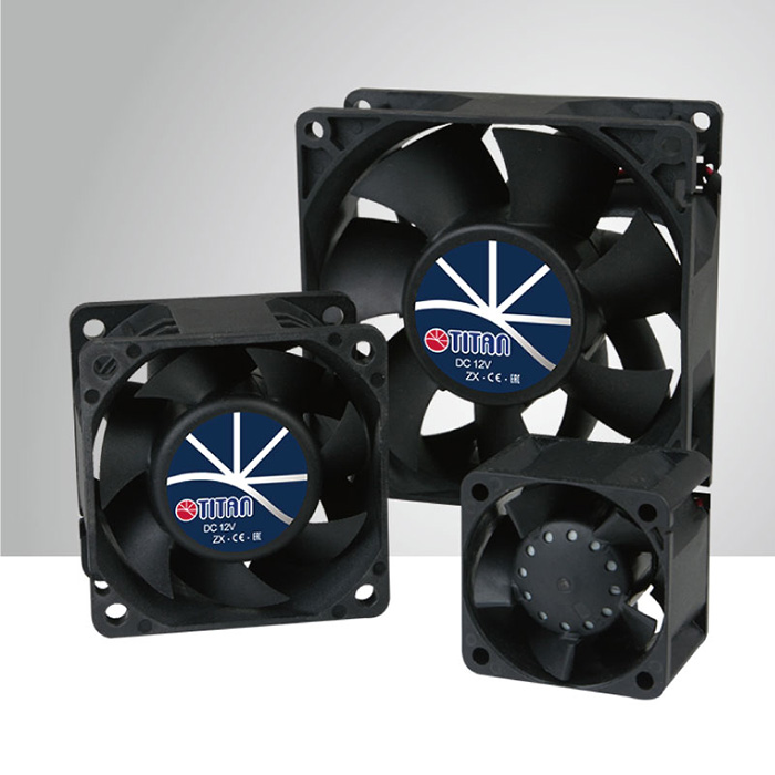 TITAN 12V DC High Static Pressure 80mm Cooling Fan - Industrial Grade ...