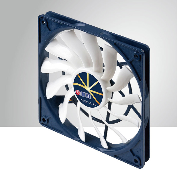 TITAN TFD-12015H12ZP/KE(RB) 12V DC Silent Cooling Fan with Extreme Low ...