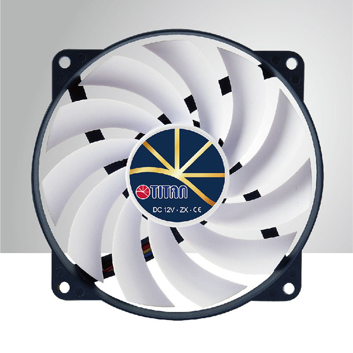 TITAN 12V DC Extreme Silent Cooling Fan with Z-AXIS Bearing | 92mm PWM Fan