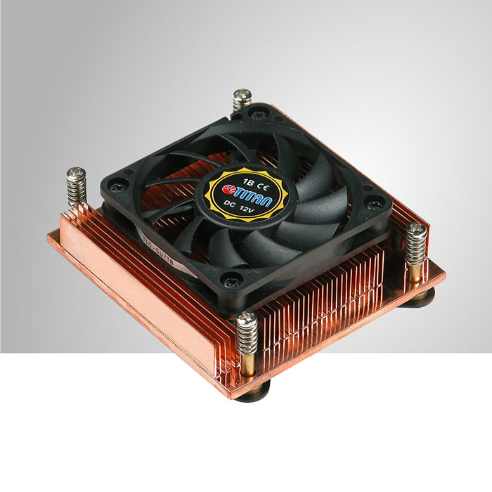 TITAN 1U/2U Intel Socket 478 Low Profile CPU Cooler with Copper Cooling ...