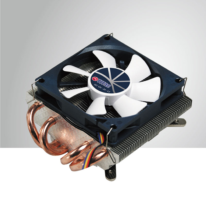 TITAN TTC-NC25 Low Profile CPU Cooler with 4 Direct Contact Heat Pipes ...