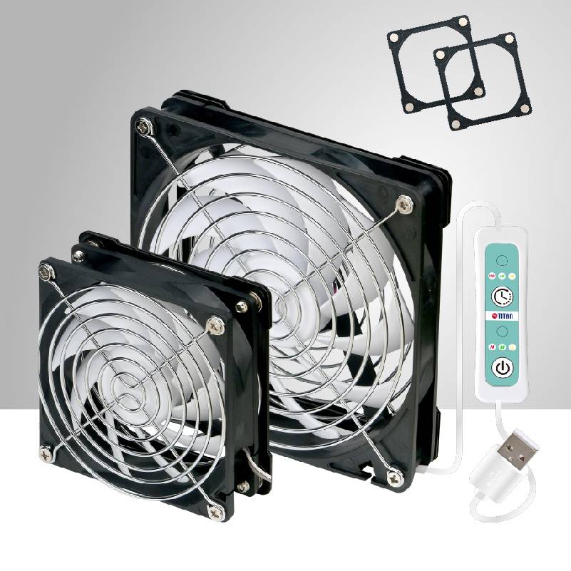 TITAN USB Portable Cooling Fan with Double Magnet Frames for Camping ...
