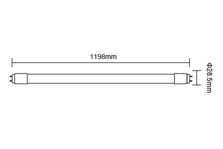Full Spectrum LED Tube – 4ft | 5000K | 2000Lm | DANCELiGHT® Sunlike ...