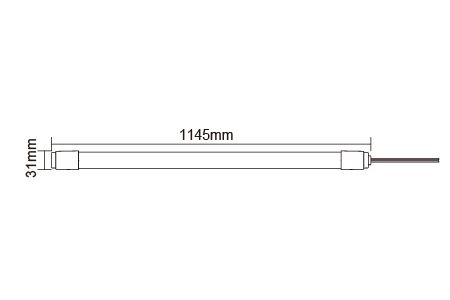 Waterproof LED Tube 4ft – 20W | 6500K Cool White | IP66 | DANCELiGHT ...