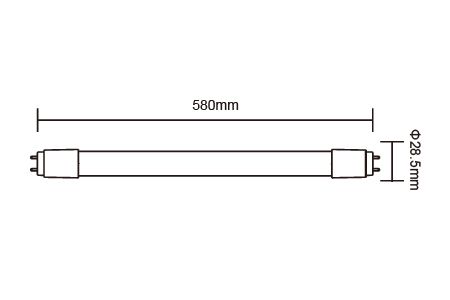 LED Grow Light Tube / Fresh Meat Tube | T8 | 400–500nm | DANCELiGHT ...