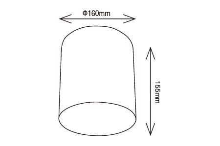 LED Shield Ceiling Downlight White 30° Beam Angle 40W Warm White ...