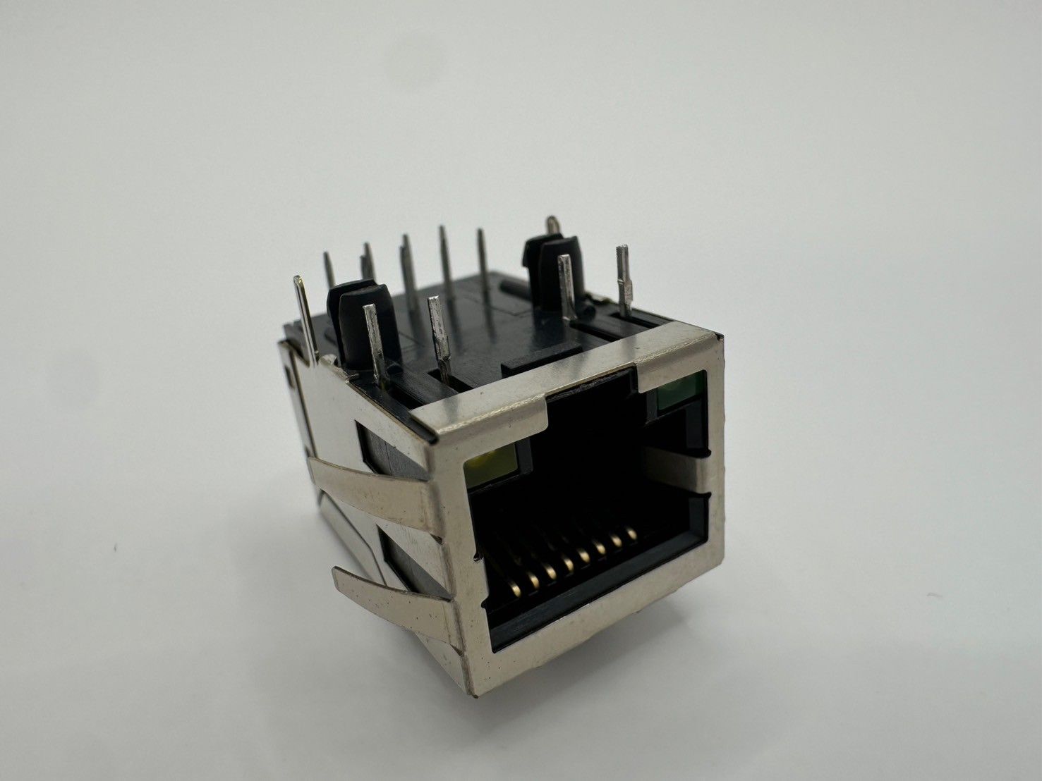 J007-02-130220 8.18 G-Y | 10 / 100 Base Side Entry RJ45 8P8C Jack with ...