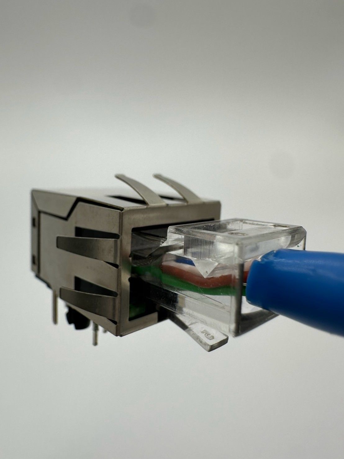 J007-02-130220 8.18 G-Y | 10 / 100 Base Side Entry RJ45 8P8C Jack with Transformer Shielded with ...