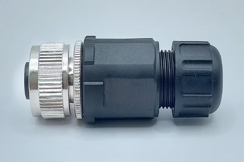 M12 Female Pin Waterproof Cable Gland 5 Core Solder Type | JCON