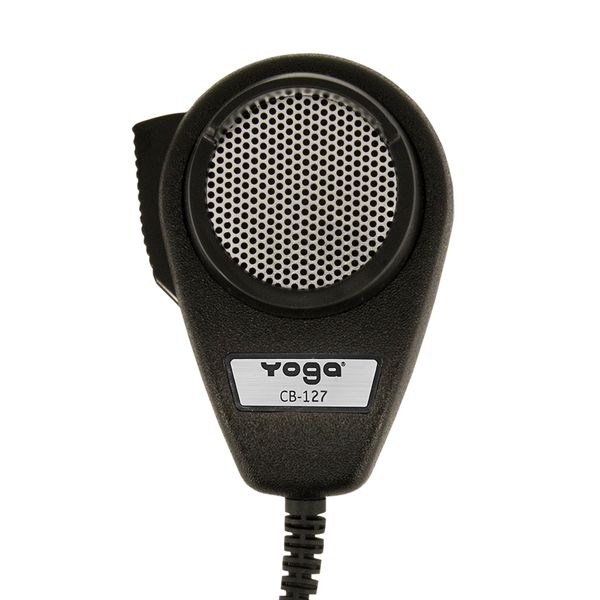 Dynamic noise-canceling CB microphone with molded lip guard housing ...