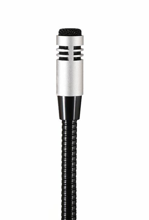 Cardioid pattern condenser gooseneck microphone for podium and ...
