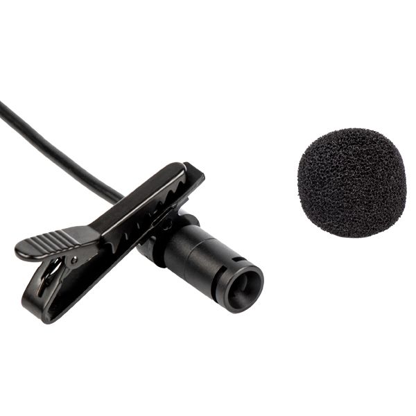 Lavalier microphone with omni pattern and high S/N ratio for clear ...