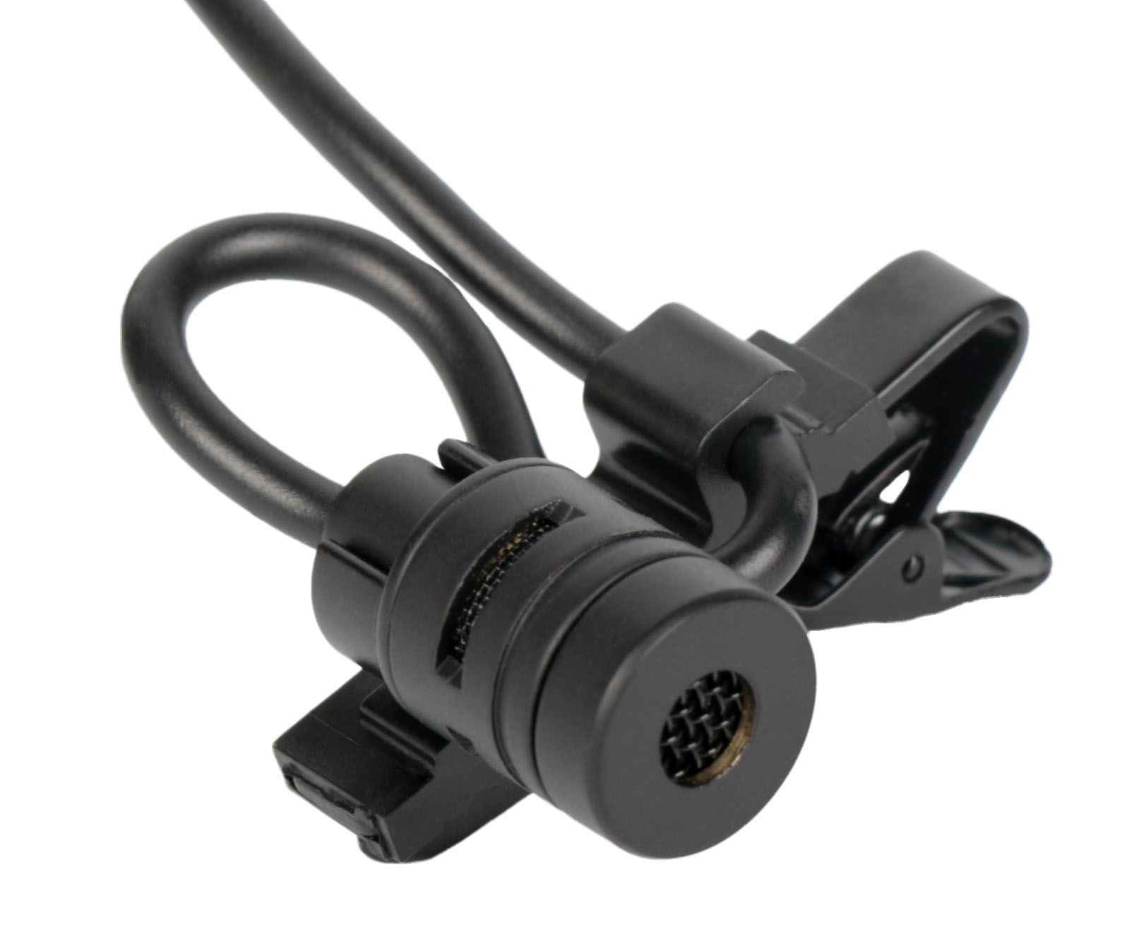 Condenser tie-clip microphone w/ 3 5mm plug and phantom powered ...