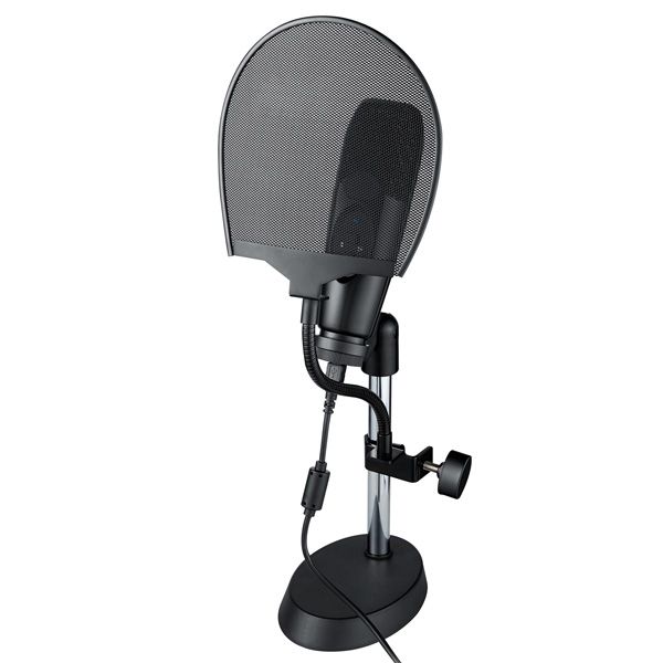 USB desktop microphone featuring low-cut and 10 dB PAD options for ...