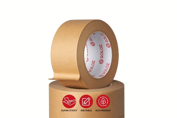 JPC Eco-Friendly Kraft Paper Packing Tape | Strong Adhesive Recyclable ...