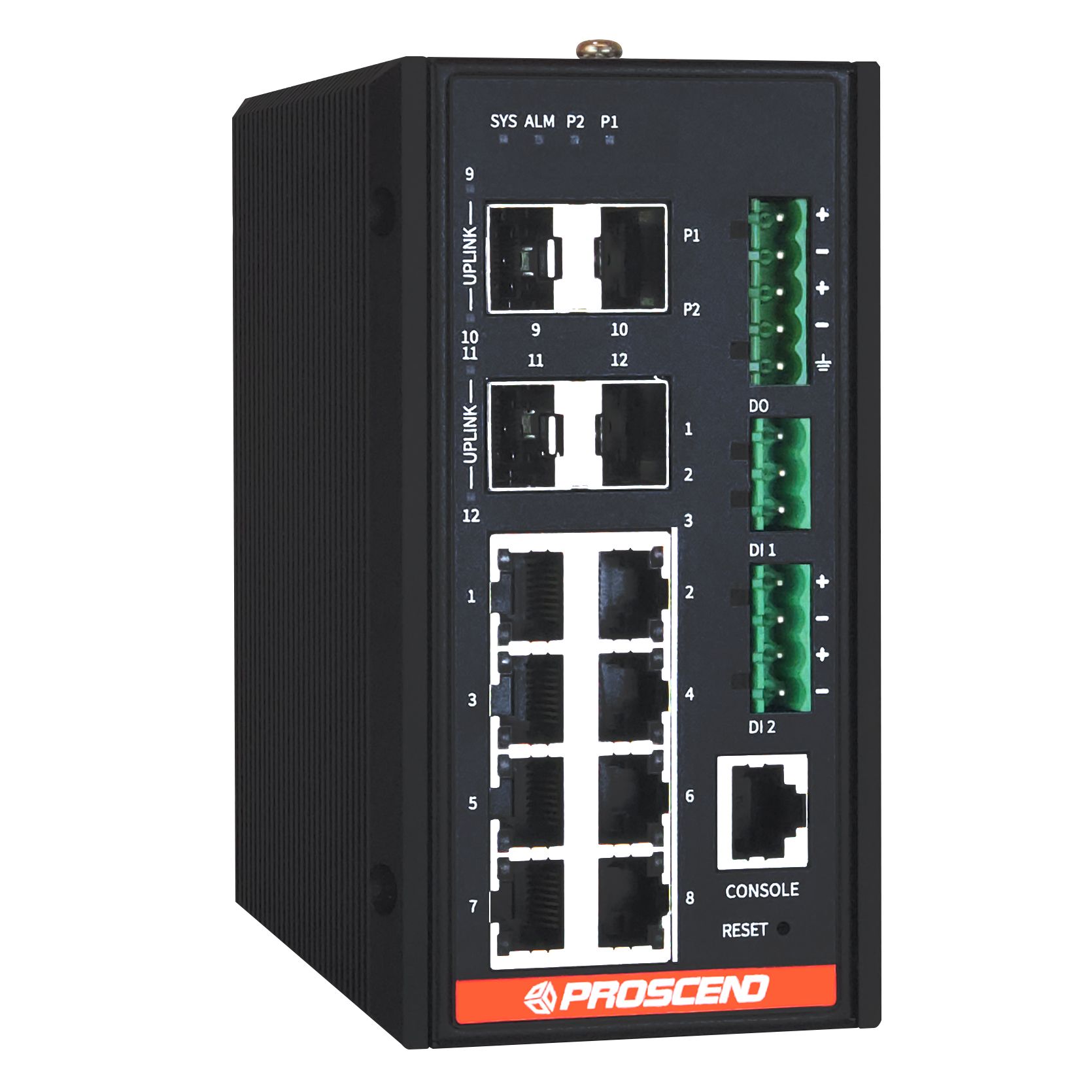 Industrial 12-Port GbE Managed Switch | Industrial 5G Cellular Router ...