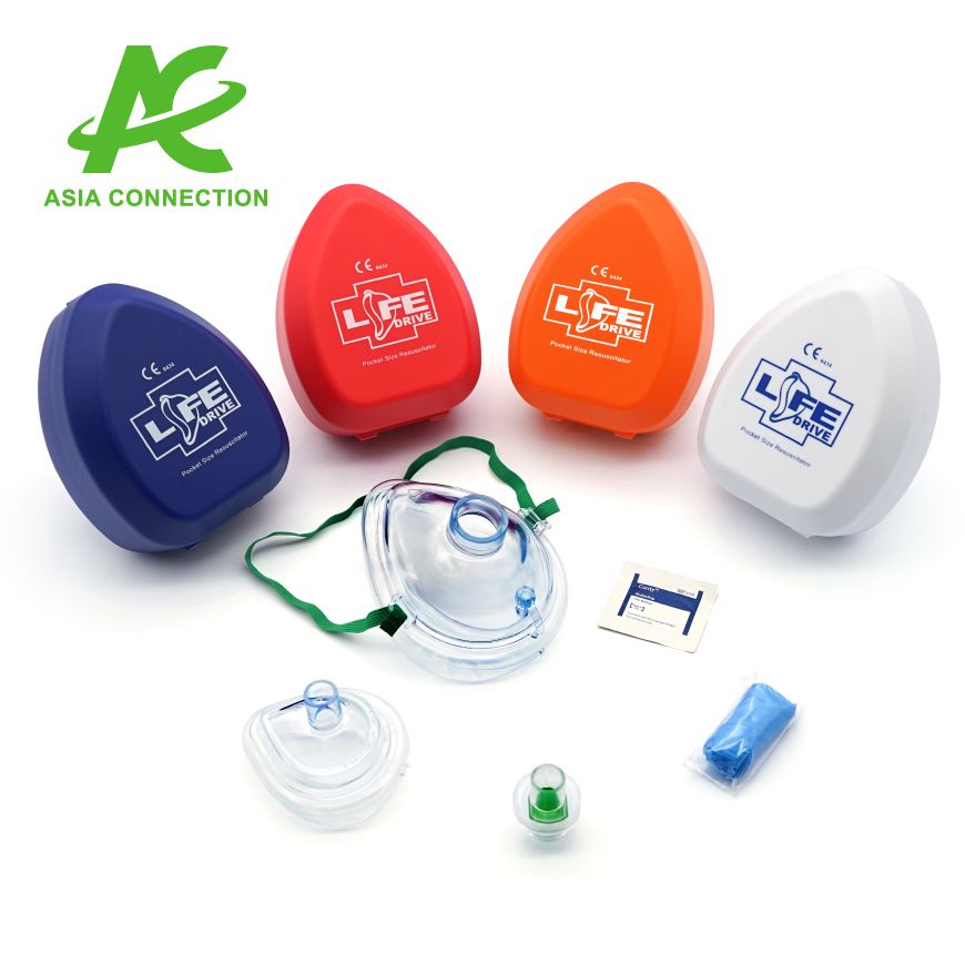 Adult & Infant CPR Pocket Masks in Hard Case | FDA-Registered, ISO ...