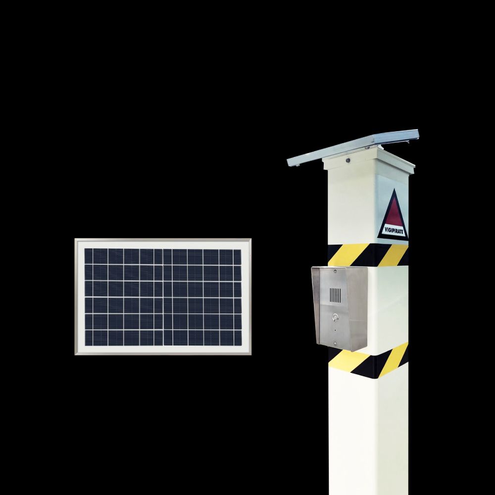 Solar-Power Emergency Phone - emergency call tower with integrated ...