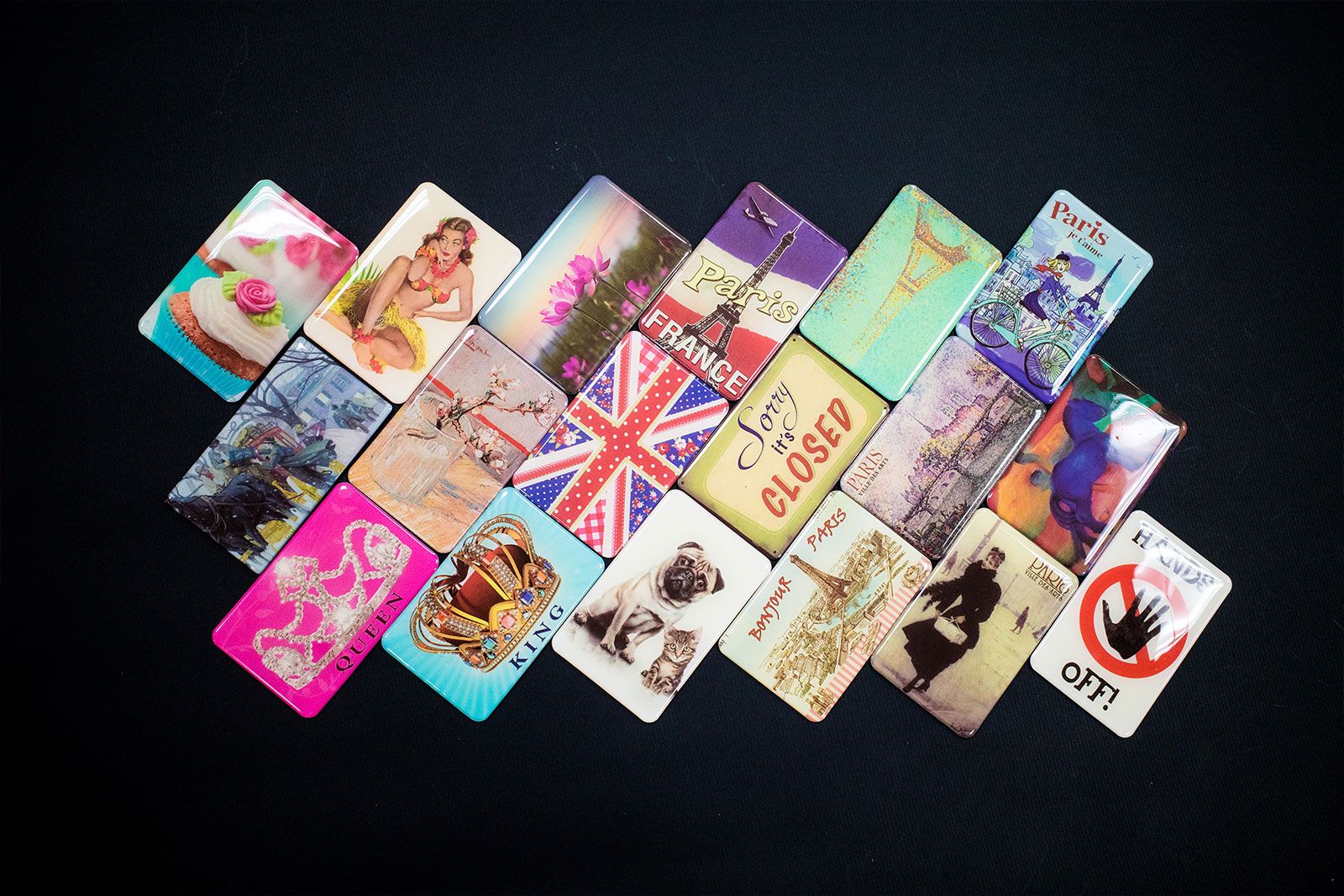 Epoxy Fridge Magnets World Wide Collection | Custom Magnet Rolls for ...