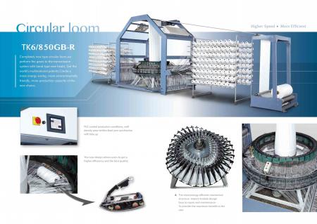 Circular Loom - Circular Weaving Machine, Loom Knitting is for making ...